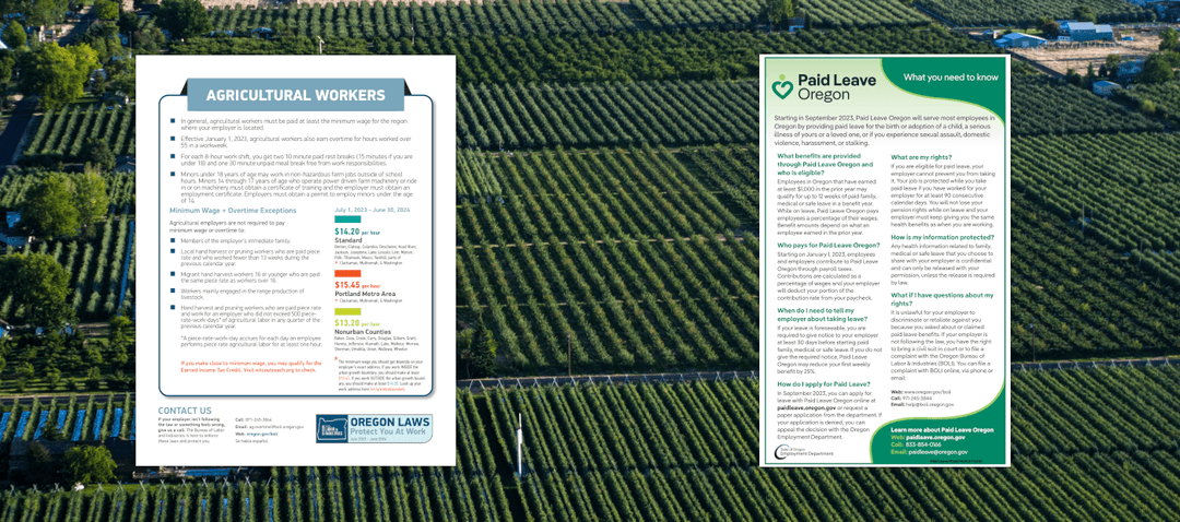 Employment Posters for WA Farms in 2024