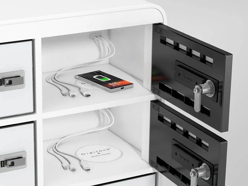 Lockers voor het opladen van gsm's - Cube Lockers