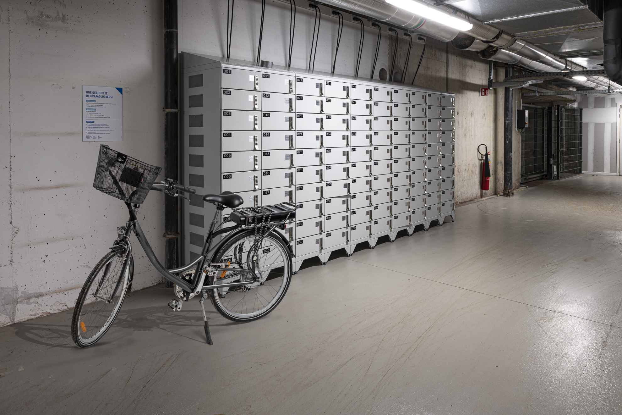 Referentie UZ Gent - fietsbatterijlockers - Cube Lockers