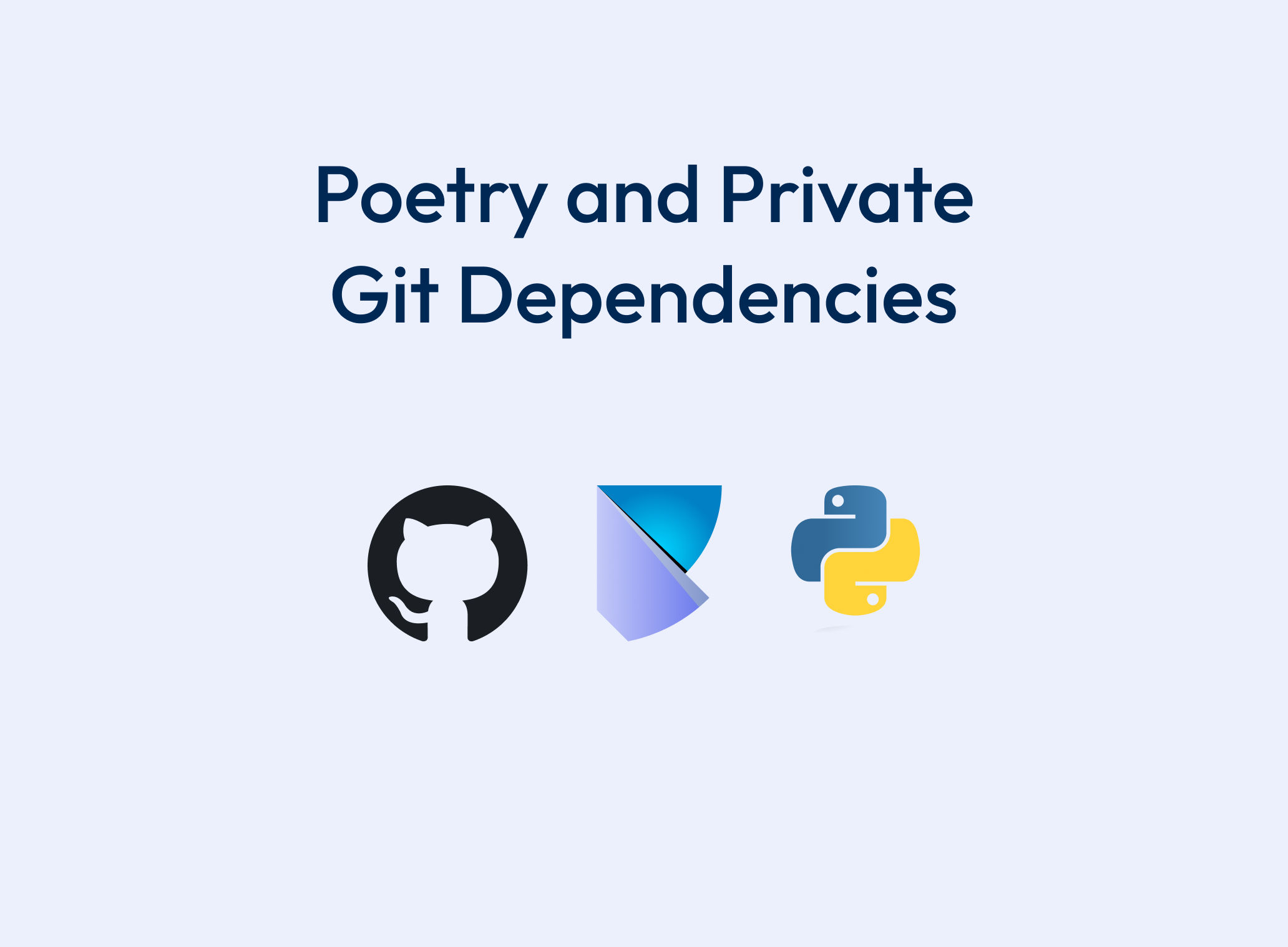 Poetry and Private Git Dependencies | The Data Refinery