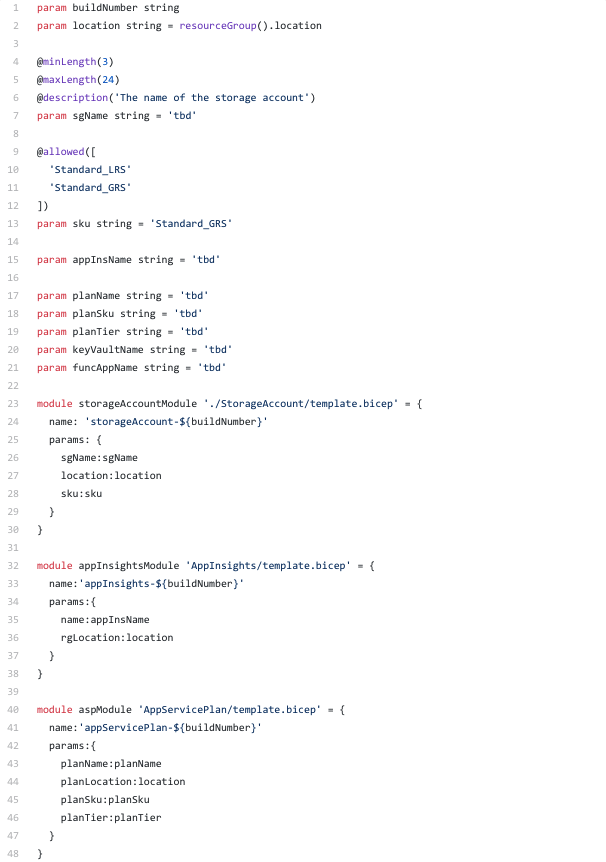 Using Bicep and Azure DevOps multi stage pipeline to deploy a Function App