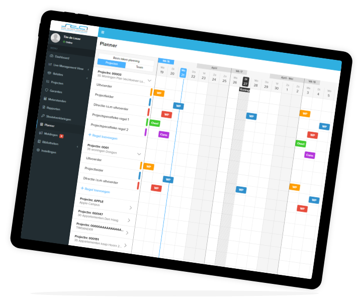 Geautomatiseerde KAM/VGM Planner | STA Software