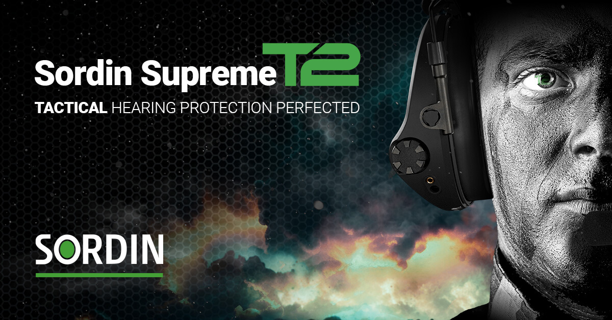 Sordin Supreme T2 - Tactical hearing protection perfected