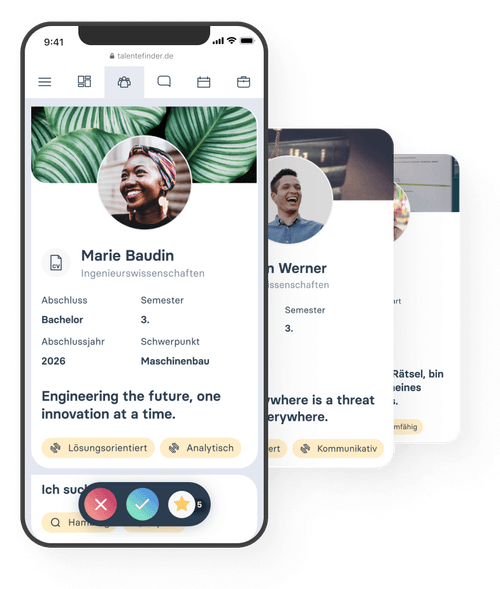 Tinder for jobs - find the perfect employee with a swipe