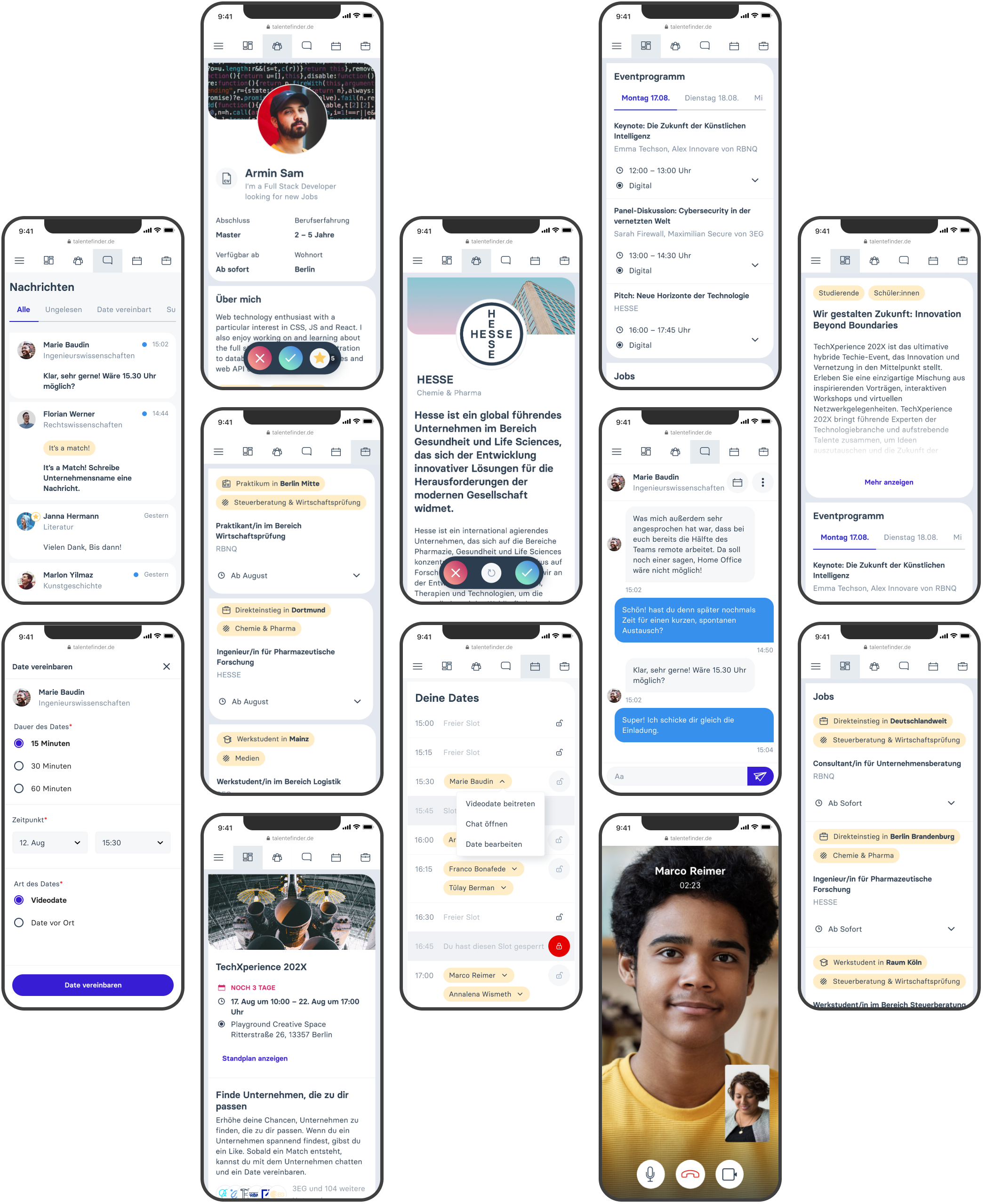 Tinder for jobs - find the perfect employee with a swipe