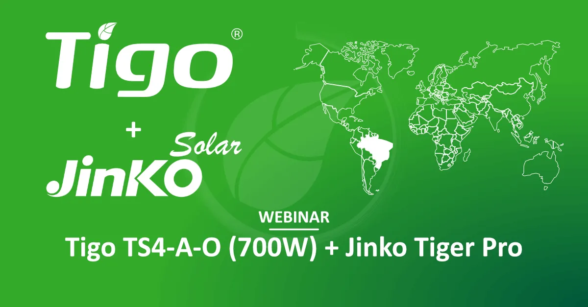 Webový seminář: Nový 700W Optimizer a Jinko Tiger Pro pro Brazílii ...