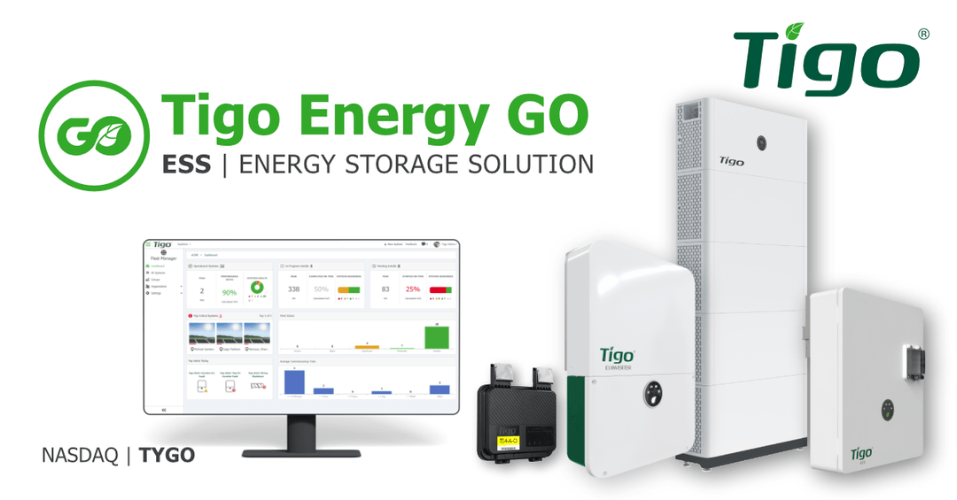 Tigo Energy Launches the GO Line of Solar and Storage Energy Products