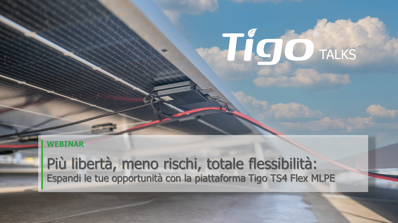 Webinar: Tigo Talks: Più libertà, meno rischi, totale flessibilità ...