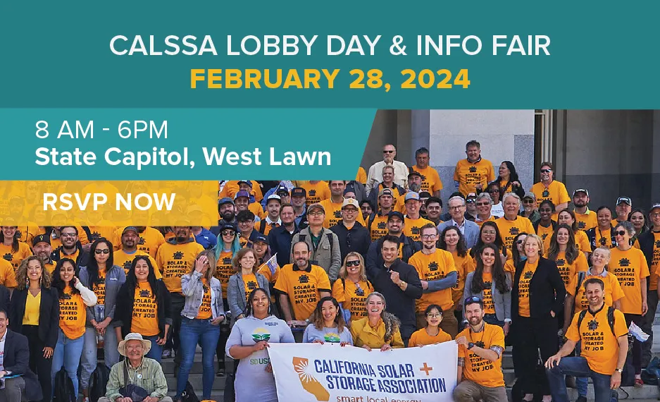 CALSSA Lobby Day and Info Fair 2024 | Tigo Energy