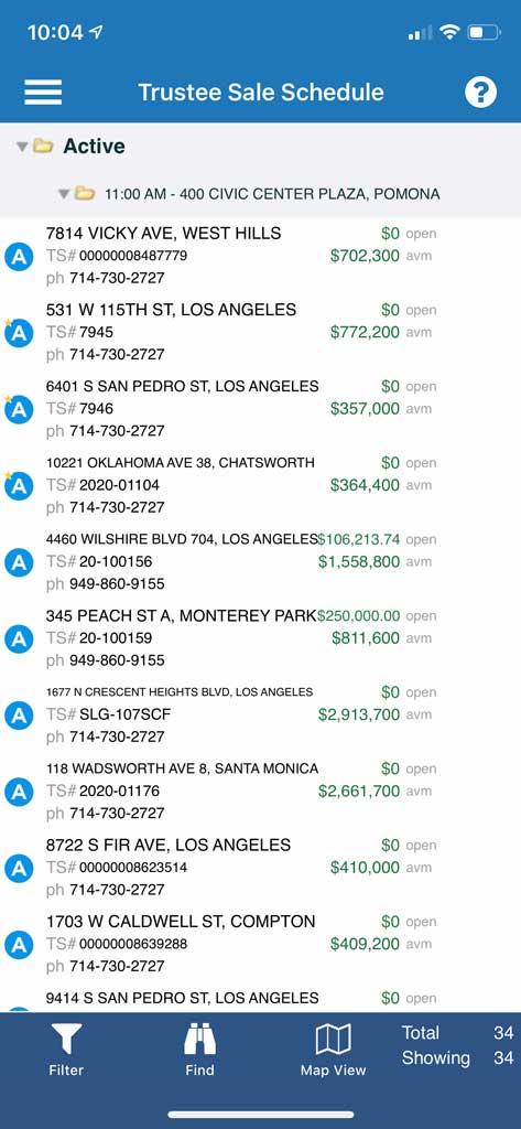 The Best Foreclosure Search & Trustee Sale Tracking