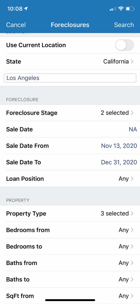 The Best Foreclosure Search & Trustee Sale Tracking