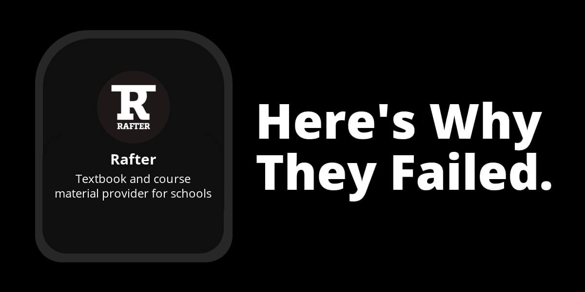 What Happened to Rafter, the Course Material Provider?