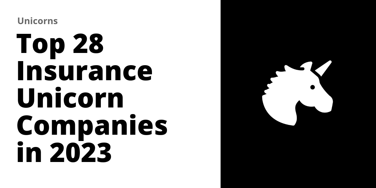Top 28 Insurance Unicorns in 2024