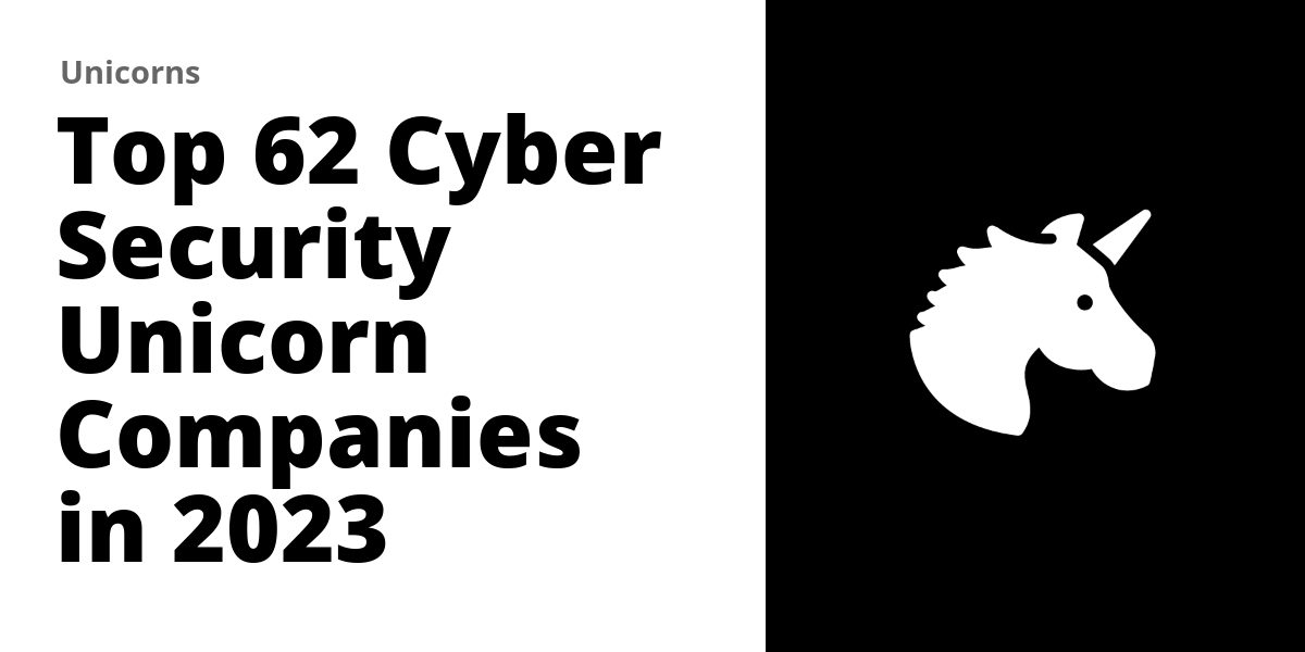 Top 62 Cyber Security Unicorns in 2024