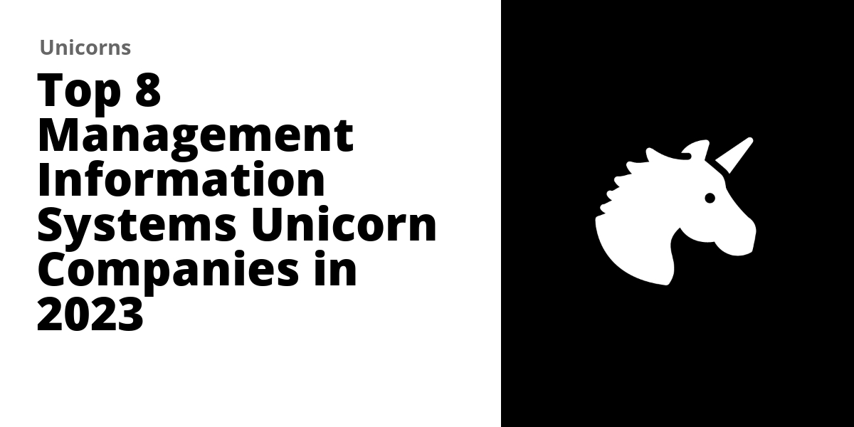 Top 8 Management Information Systems Unicorns in 2024