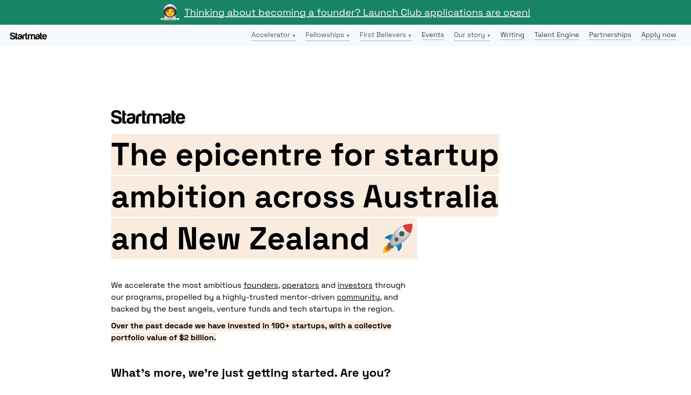 Top 39 Accelerators and Incubators in Australia in 2024