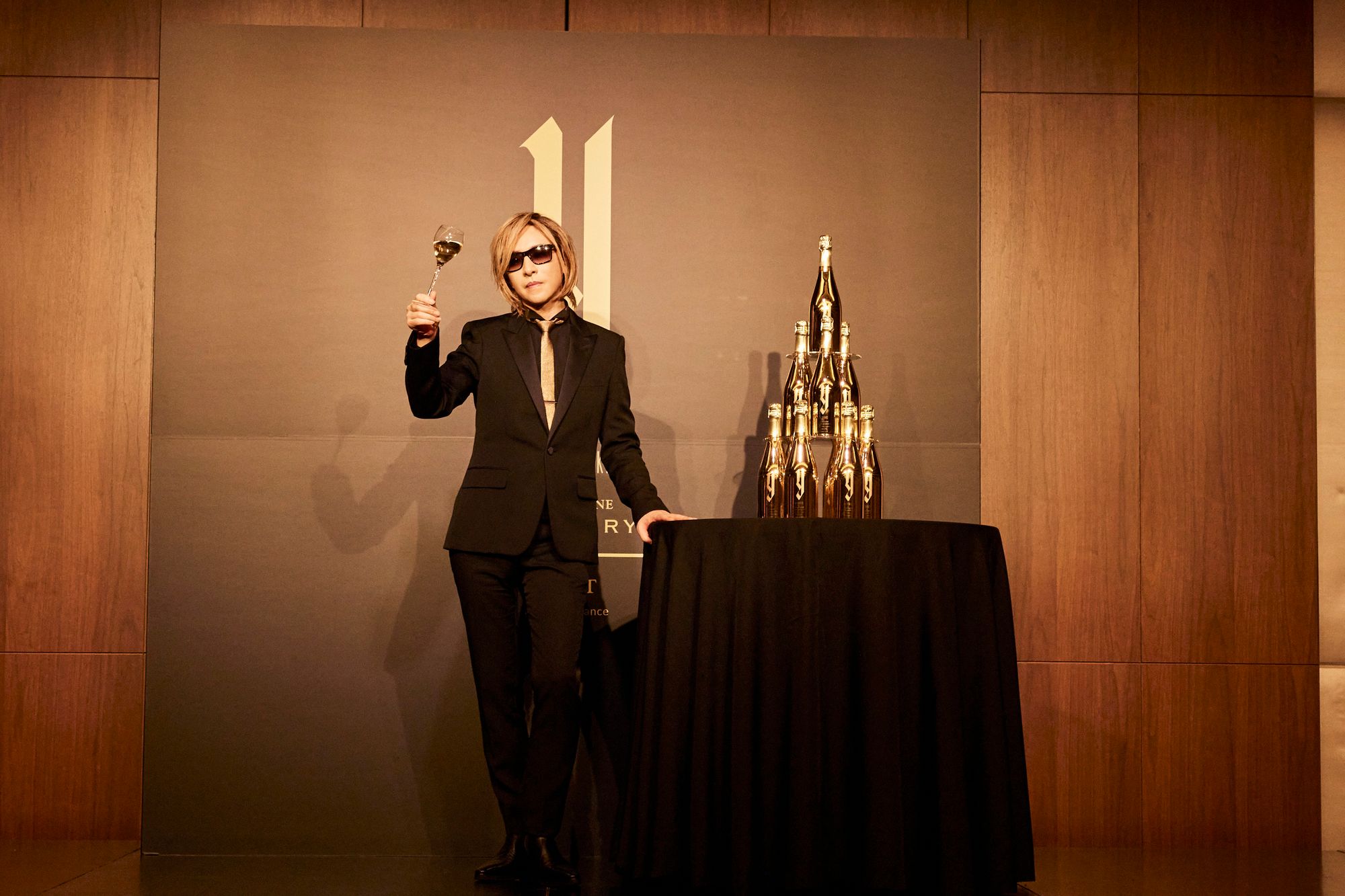 YOSHIKI Champagne Launch UK