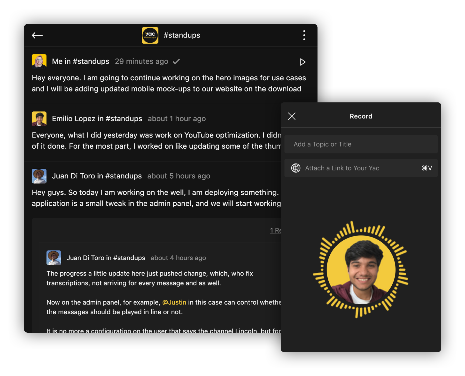 Yac Use Cases | Asynchronous Communication