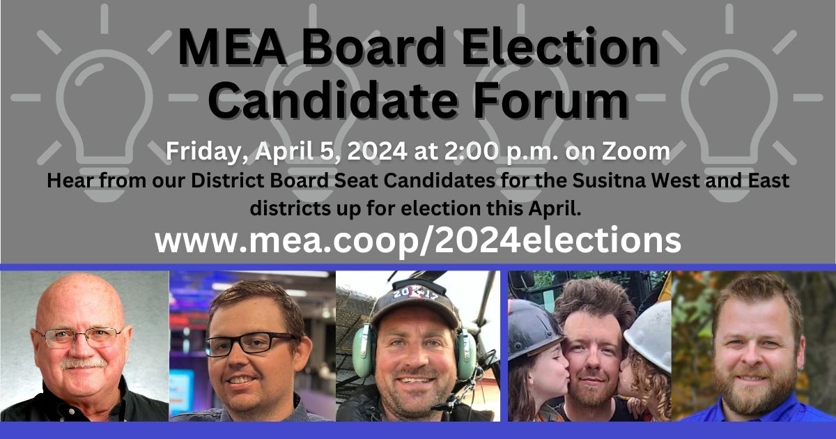 MEA District Board Seat Election Candidate Forum – Matanuska Electric ...