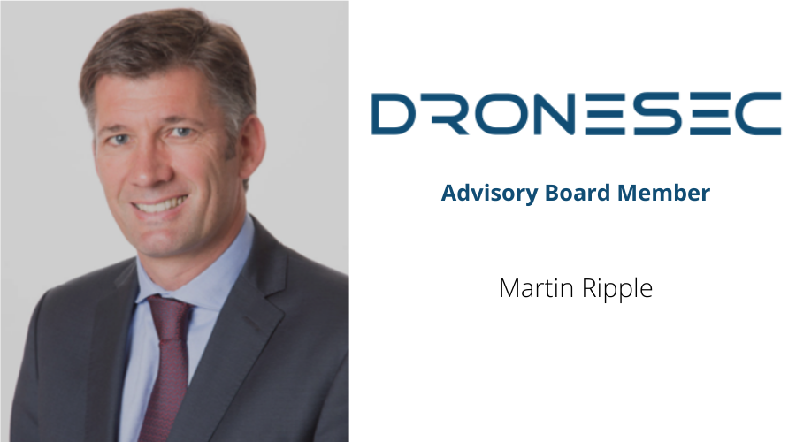 DroneSec welcomes Martin Ripple as Advisory Board member - DroneSec