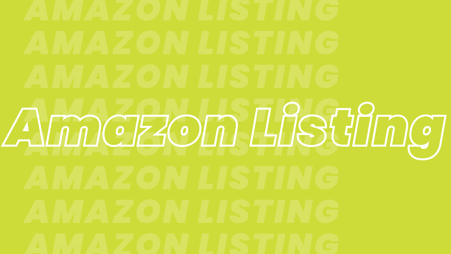 How to Add an Amazon Listing