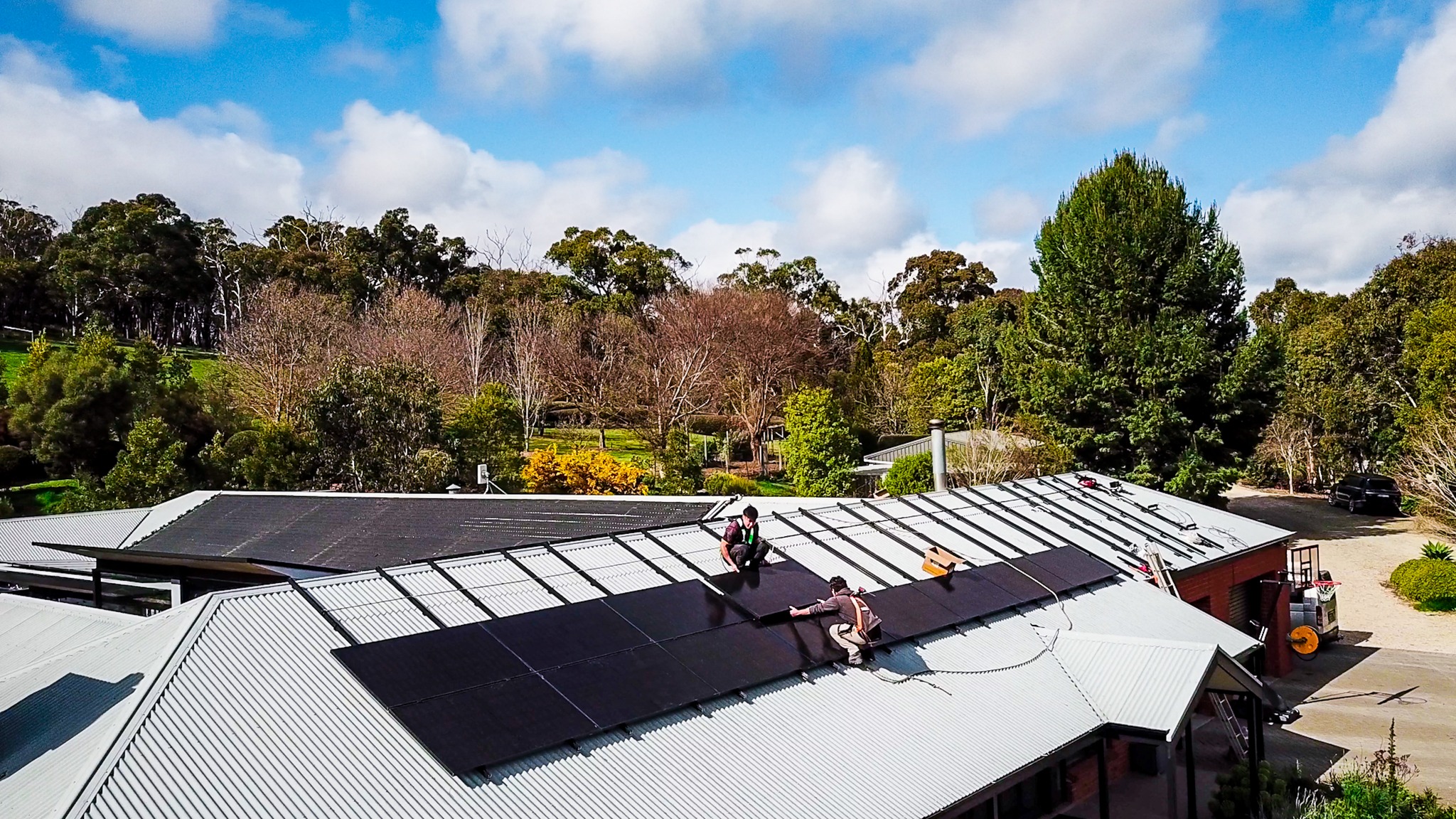 Which direction should solar panels face in Australia?