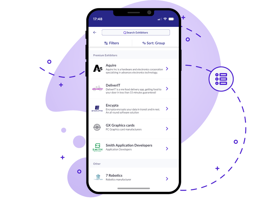 Grip's best-in-class event networking app