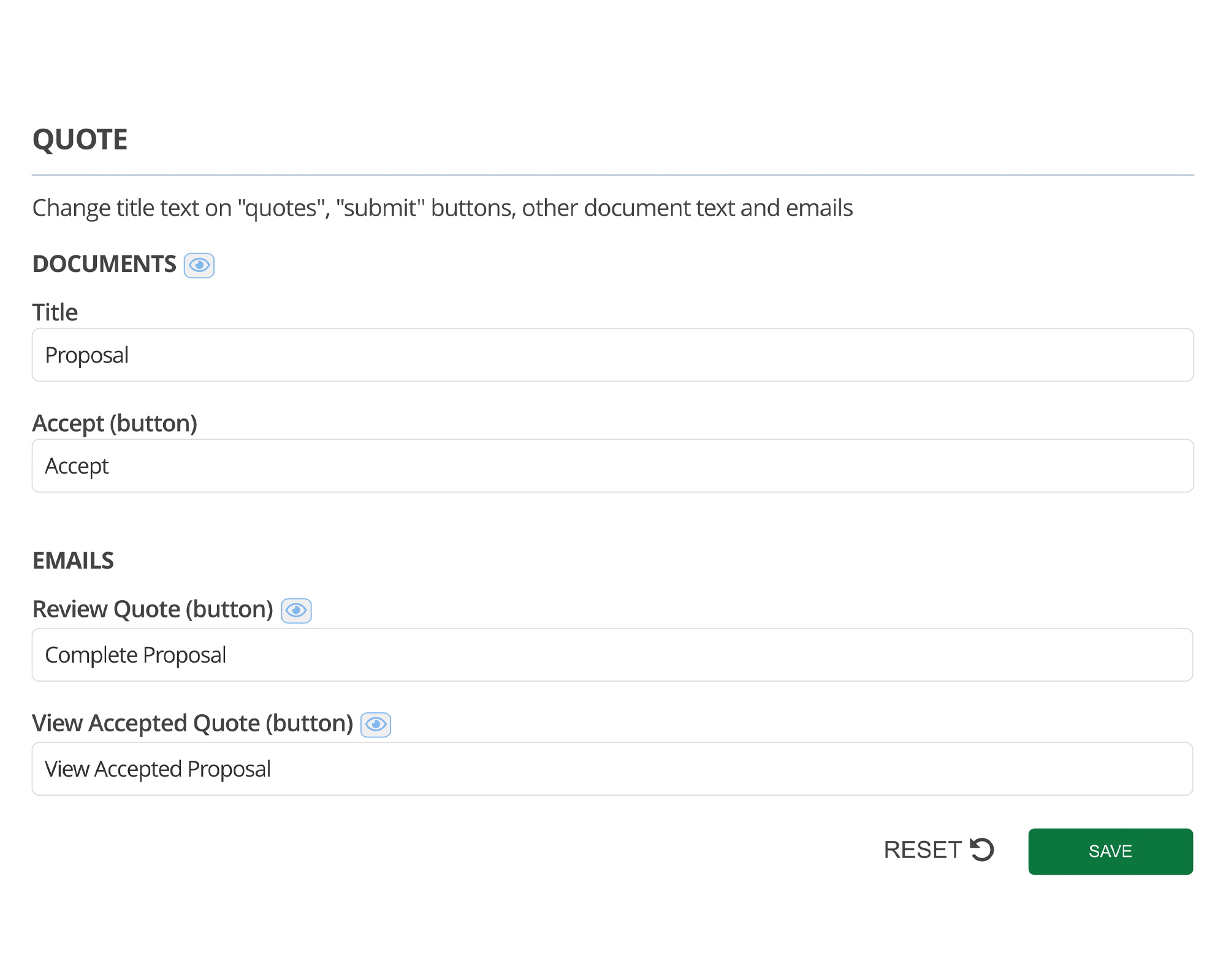 17hats – Customizable Text Feature