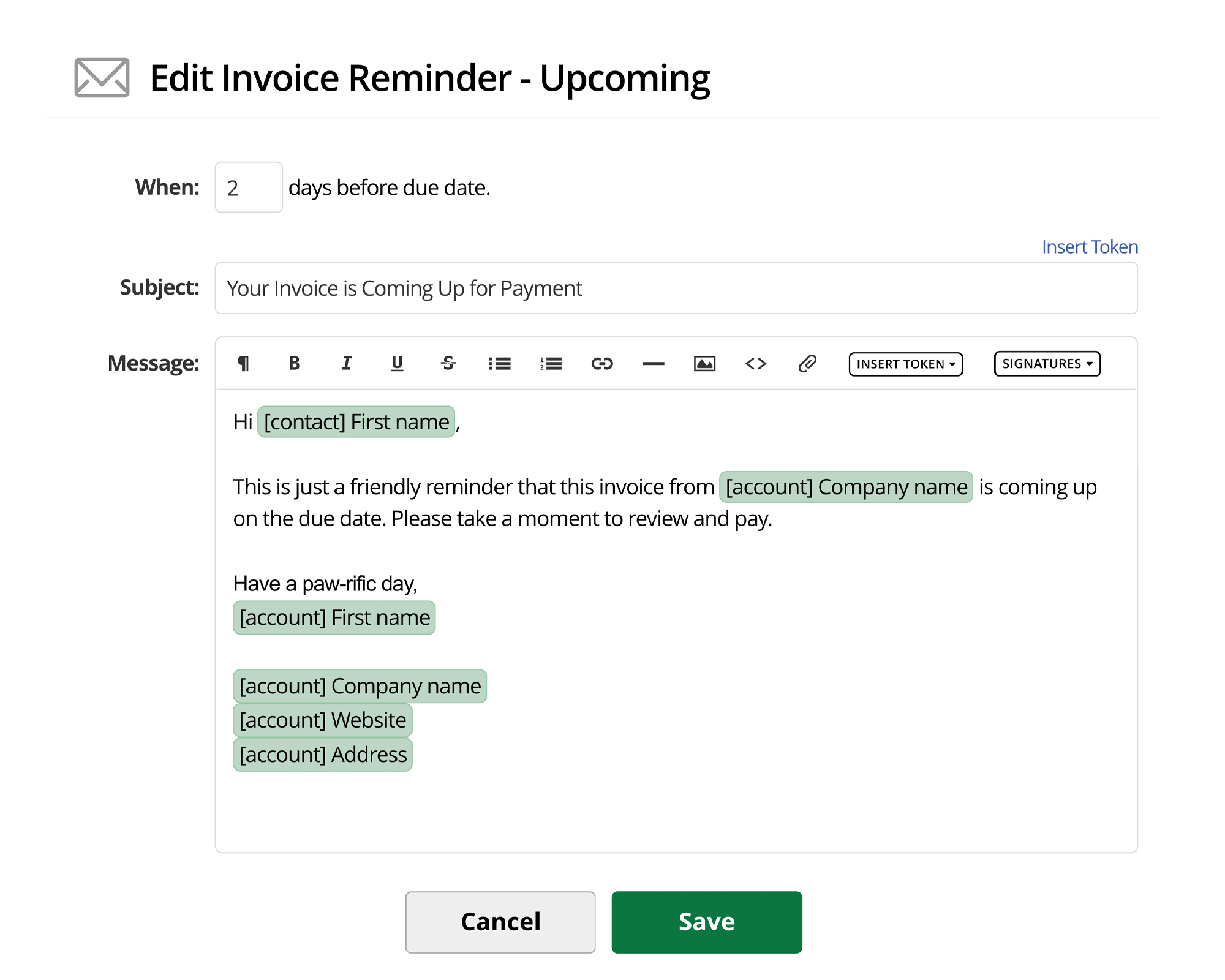 17hats – Document Reminders Feature