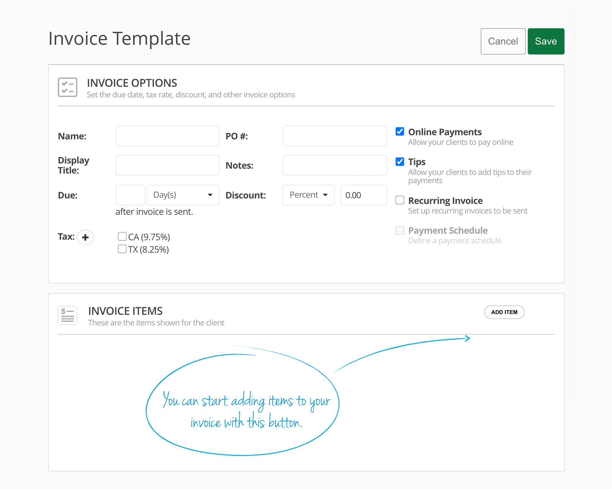 17hats – Invoices Feature