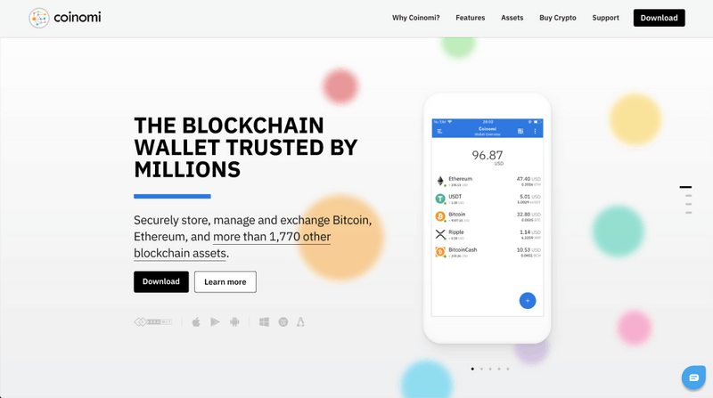 Coinomi Wallet Review | Supported Cryptocurrencies | App Details ...