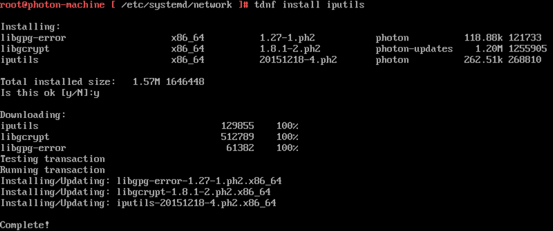 comdivision blog: VMware Photon OS - Cheat sheet by Yves Sandfort