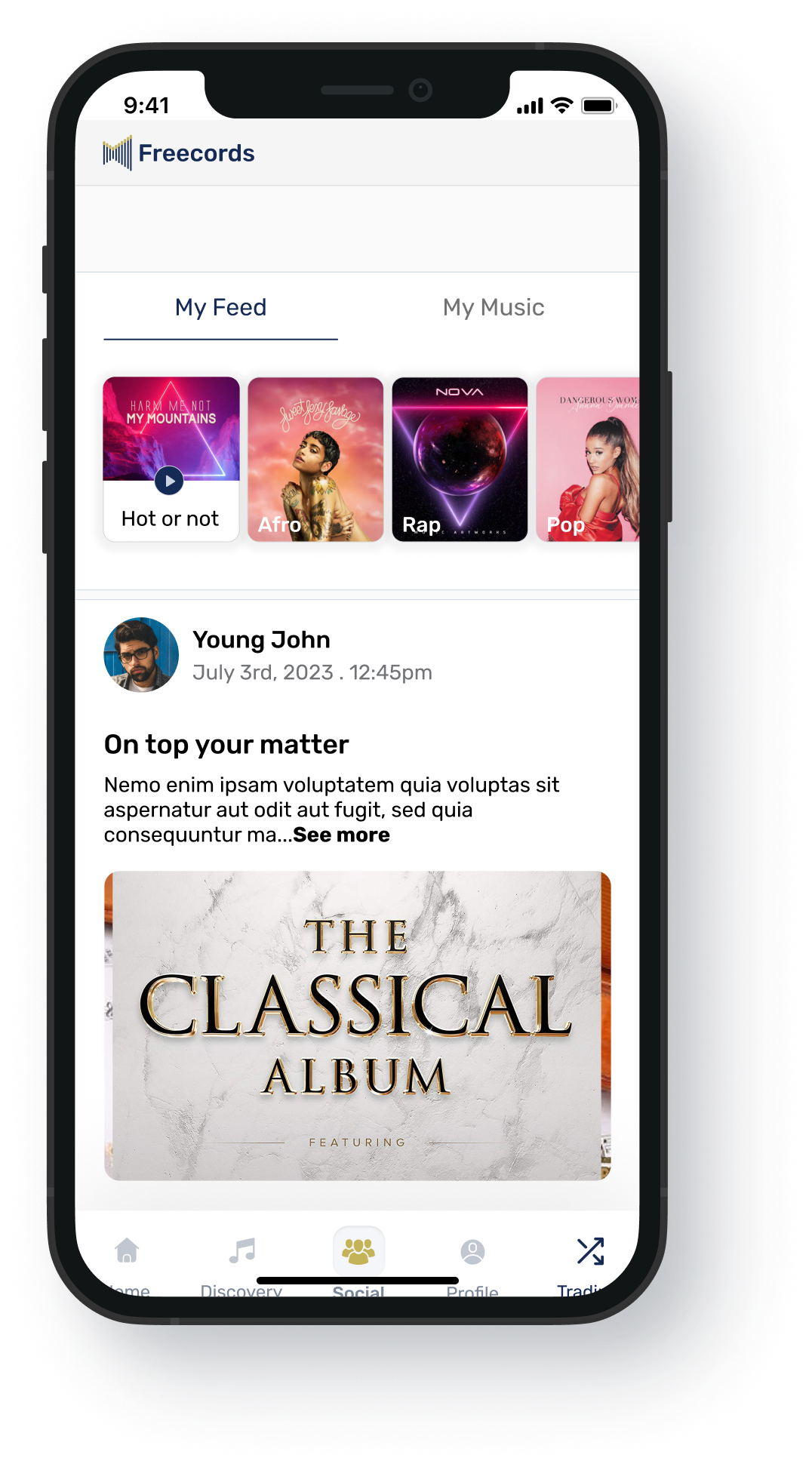 Discover New Music or Get Discovered