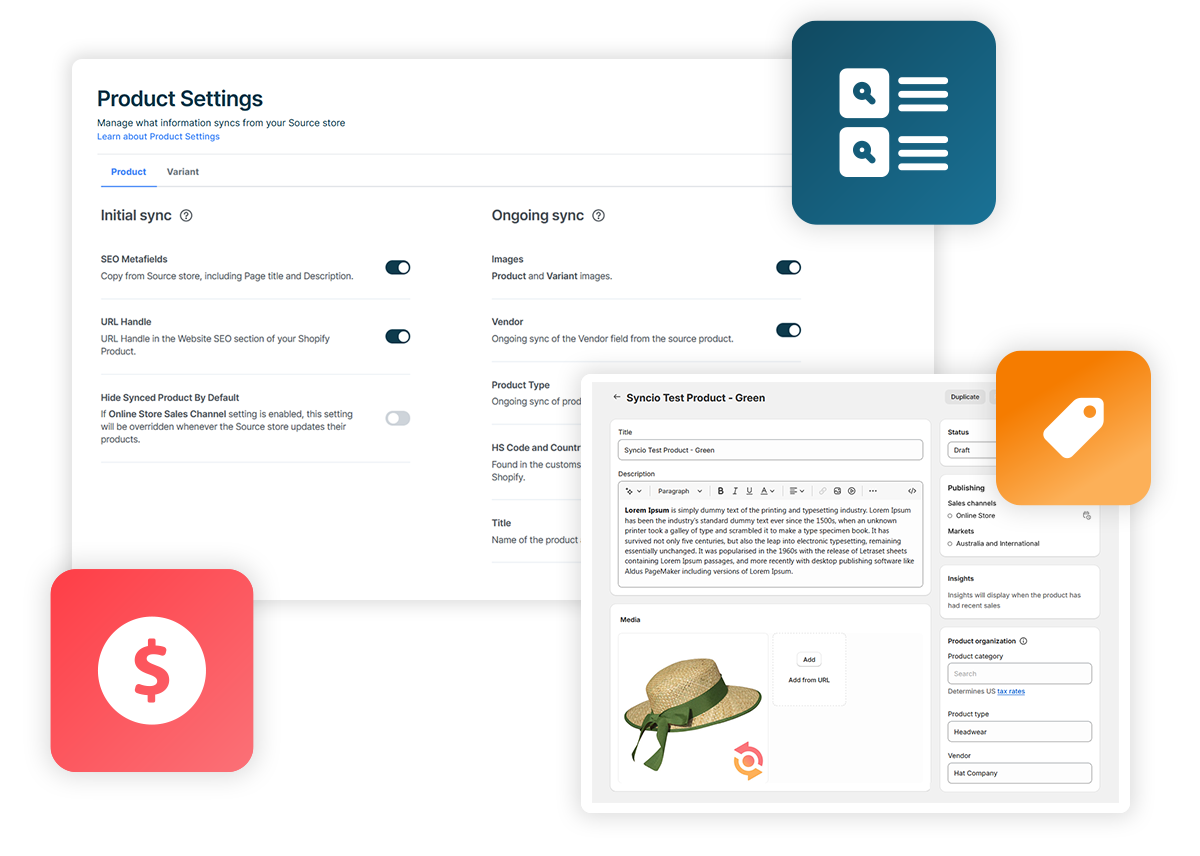 Syncio: Easy Inventory Sync for Shopify Stores