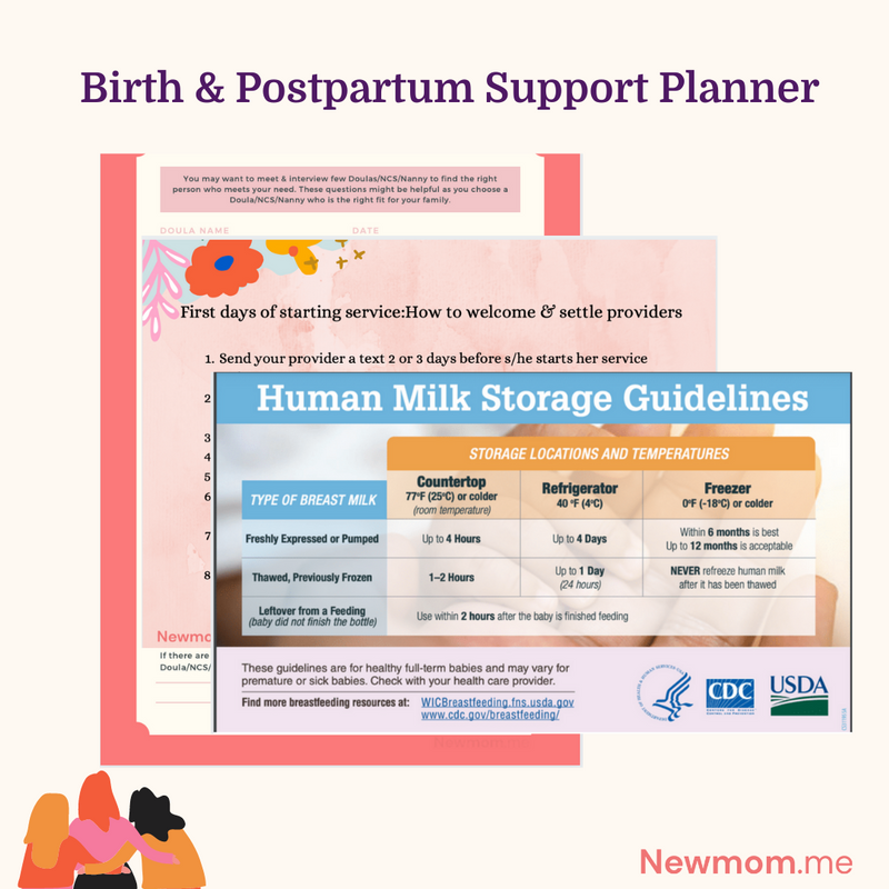 Pre-packed mama's hospital package + Birth & Postpartum support planner ...