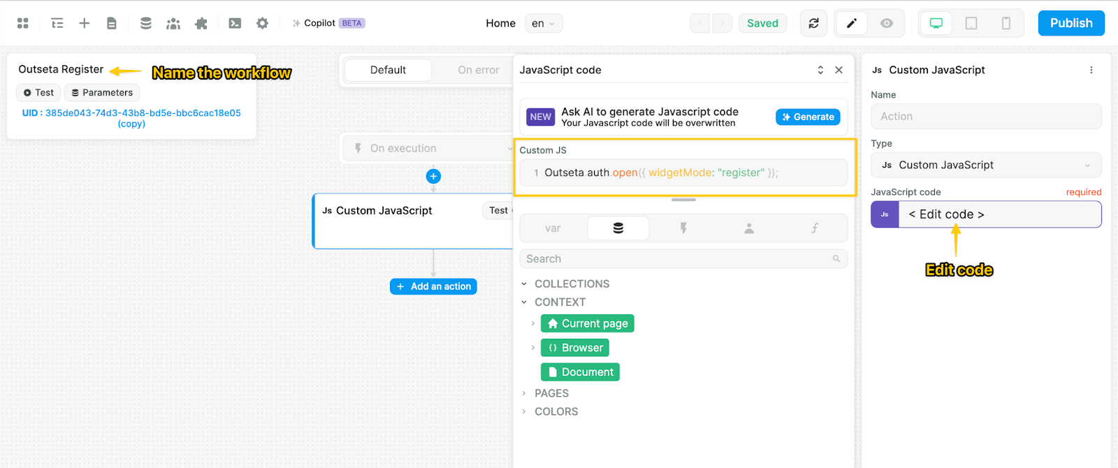 Integrating Weweb And Outseta Token Based Authentication