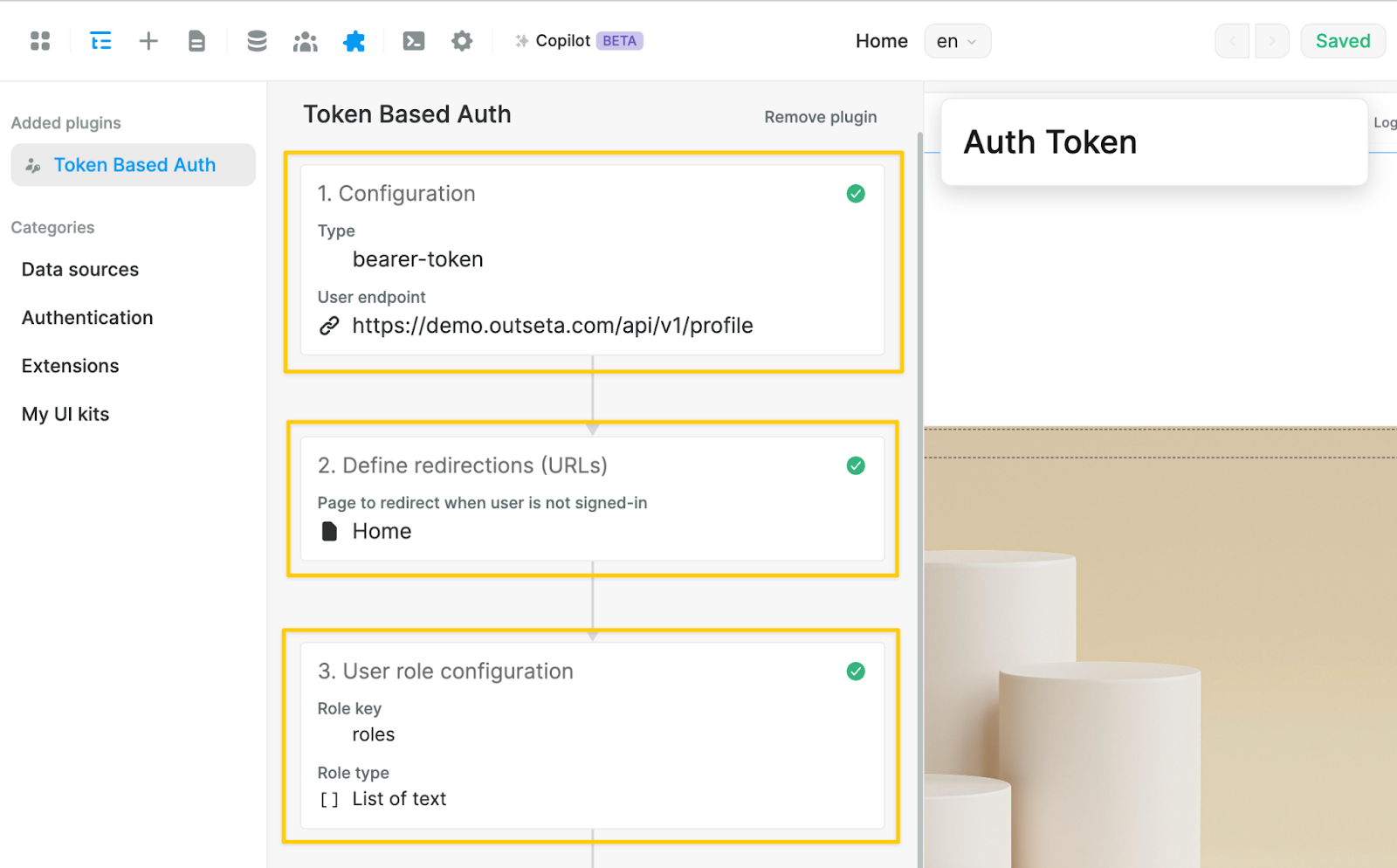 Integrating WeWeb and Outseta | Token based authentication