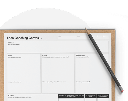 Lean Coaching Canvas