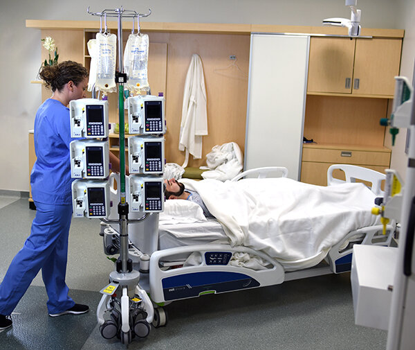 Rapid attaching IV Poles: for transport of critically ill | Gregory ...