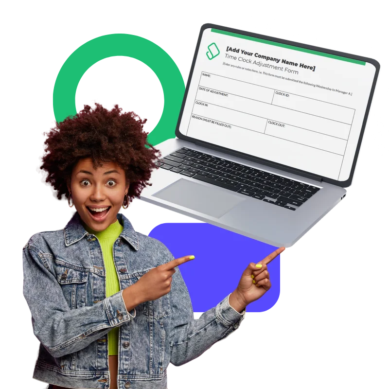 Employee clock adjustments