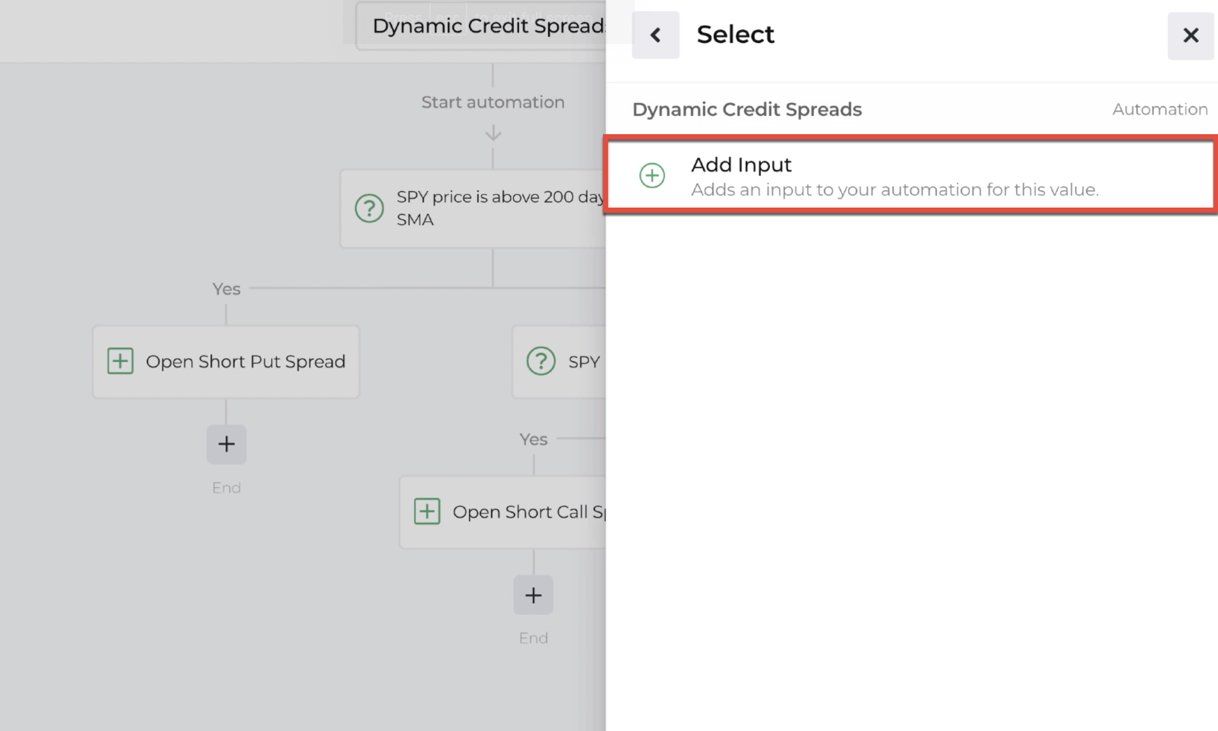 Using Custom Inputs | Option Alpha [How to Video]