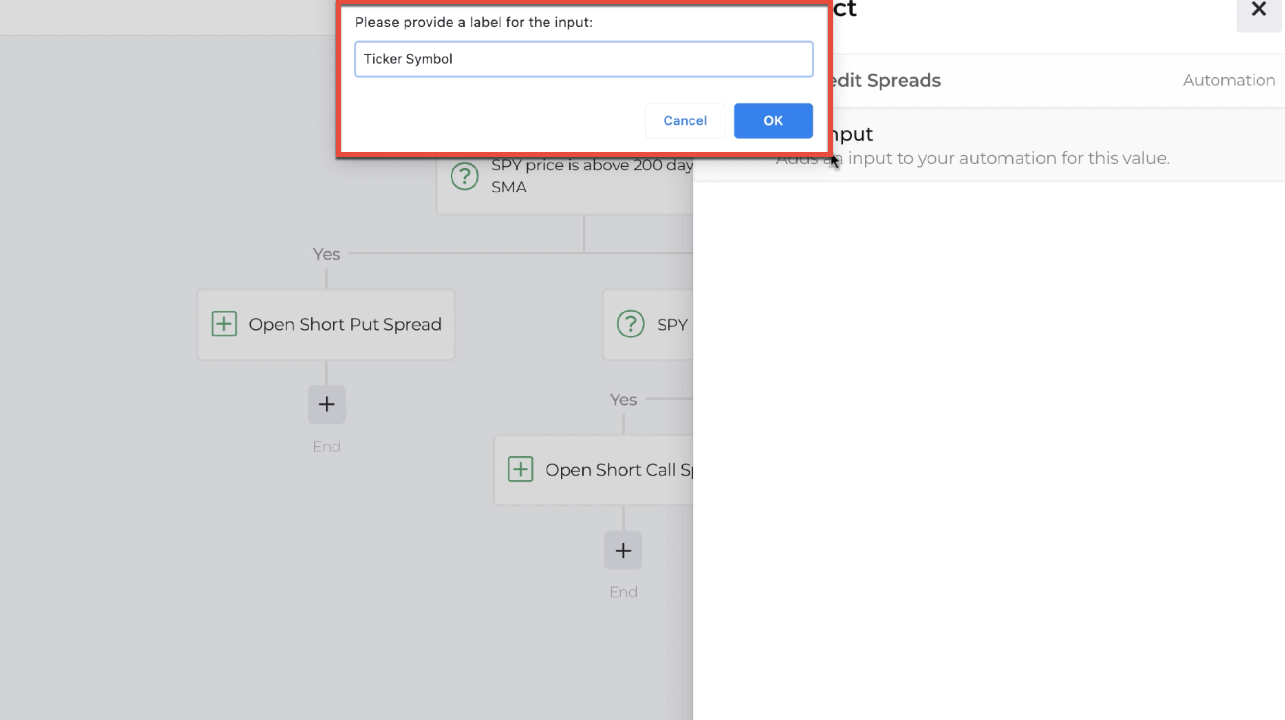 Using Custom Inputs | Option Alpha [How to Video]