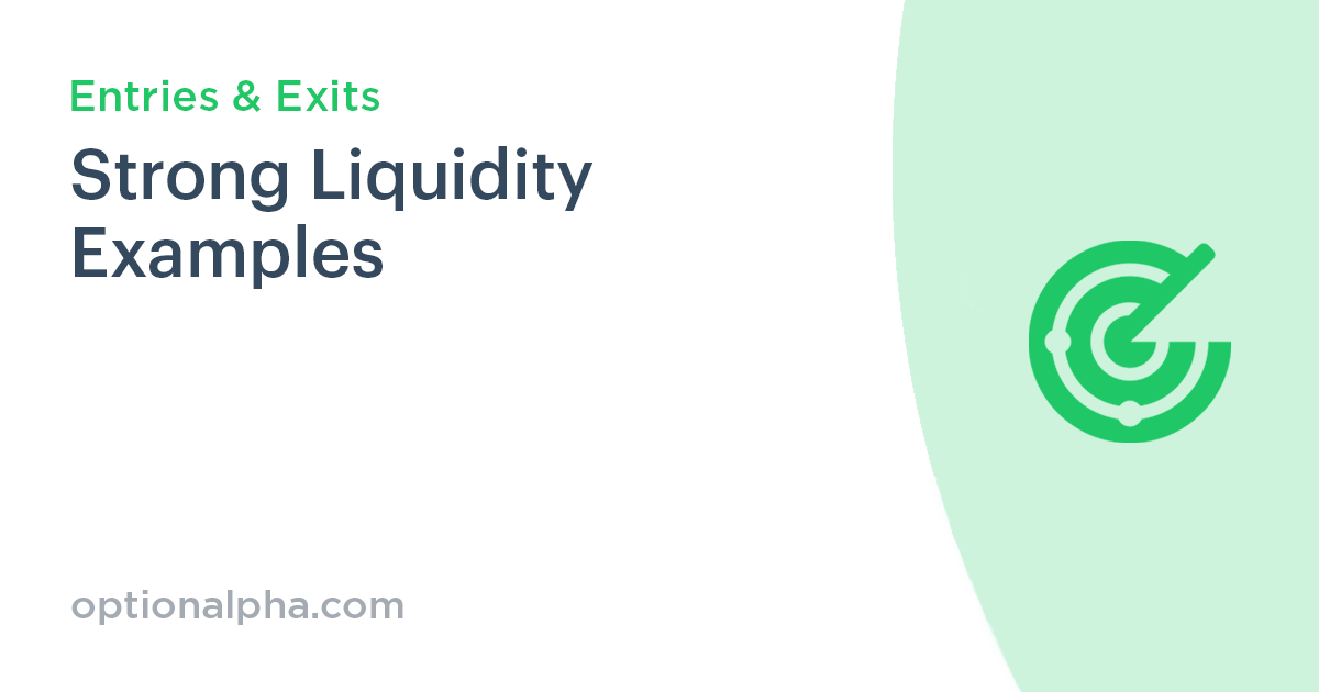 Strong Liquidity Examples | Option Alpha