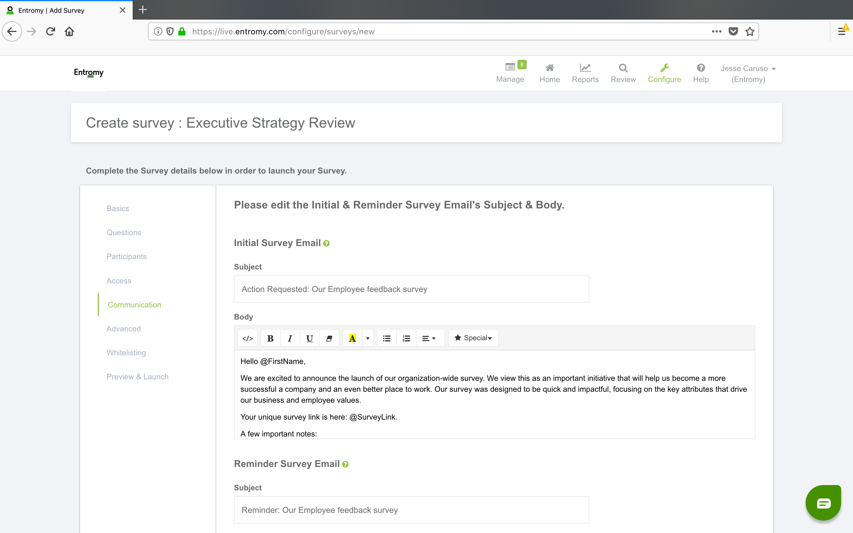 Organizational Assessment Platform - Entromy