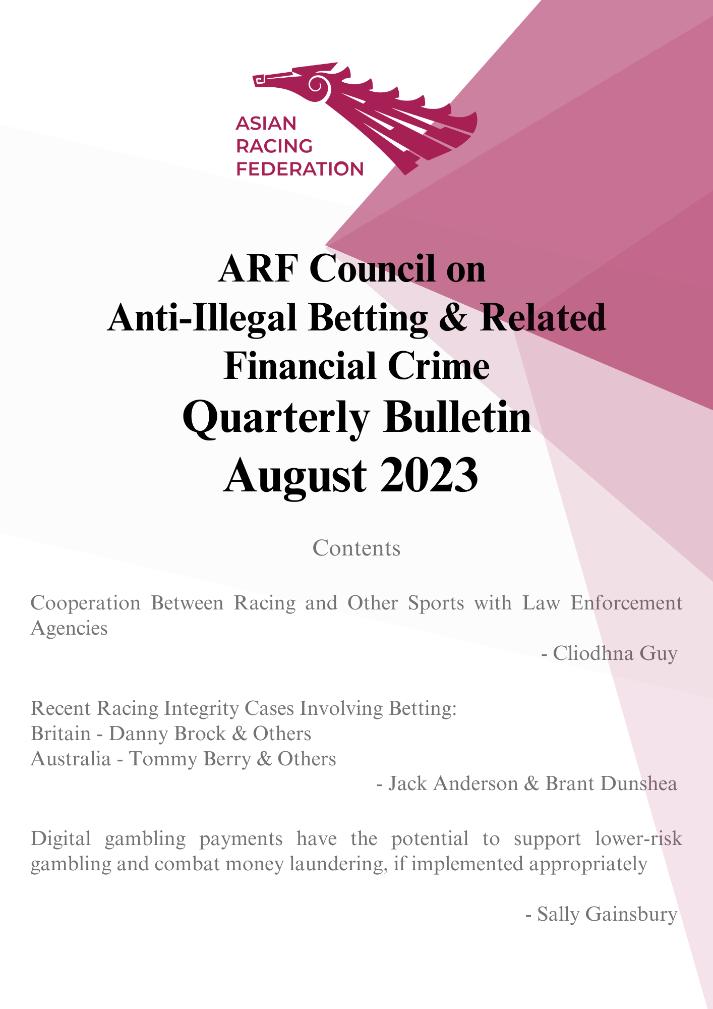 AIB Resources | Asian Racing Federation