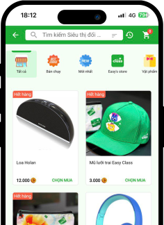 Easy Class | Ứng dung học 3 môn Tiếng Anh, Toán, Tiếng Việt chuẩn SGK 4 ...