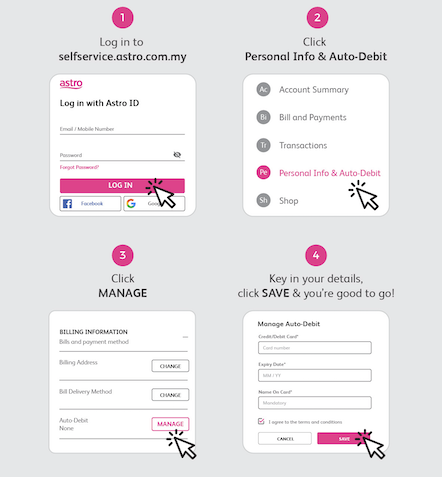 How do I register for Astro Auto-Debit? | Help & Support | Astro