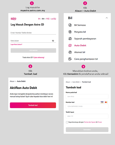 How do I register for Astro Auto-Debit? | Help & Support | Astro