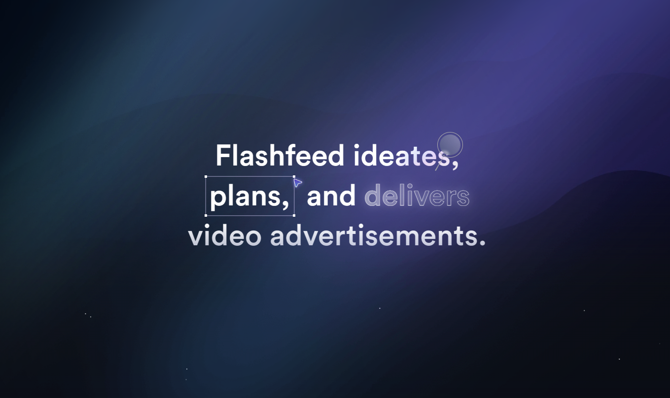 Flashfeed - Winning video ad ideas in just a few clicks