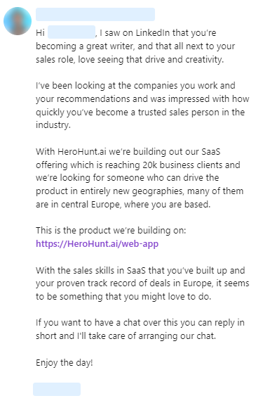 LinkedIn InMail examples: templates to win candidates (2024)